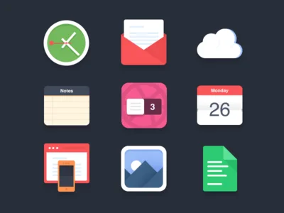 Flat Design Icons