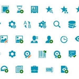 Microsoft Office 365 Ribbon icons - custom designed for Aveva