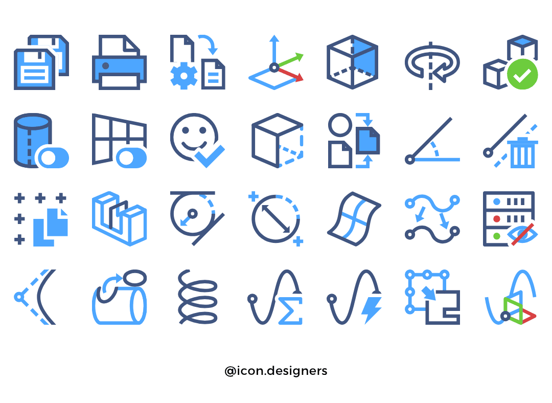 Custom CAD Icons for Hexagon Software | Creative Freedom