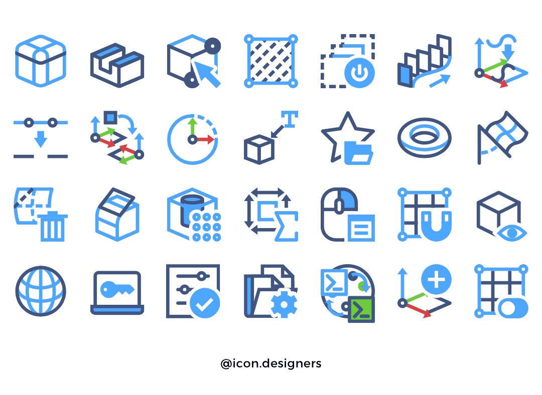Custom CAD Icons for Hexagon Software | Creative Freedom